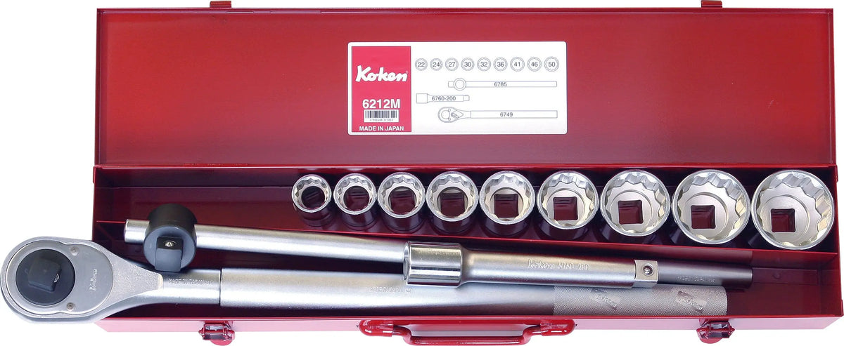 6212M Socket Set Components – Tagged "metric" – Ko-ken USA