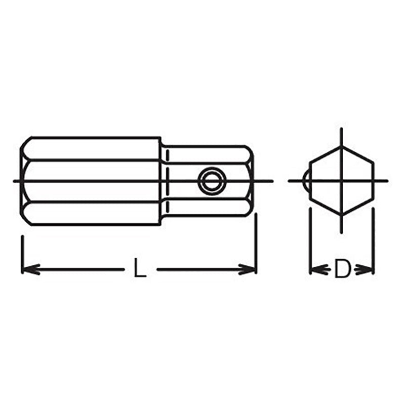 1/4 Hex Dr. Bit 3mm Hex Length 20.5mm – Ko-ken USA