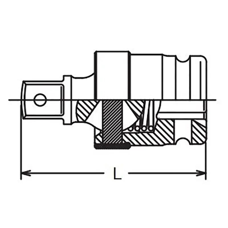 3/8 Sq. Dr. Universal Joint 3/8 Square Length 48mm Pin type – Ko-ken USA