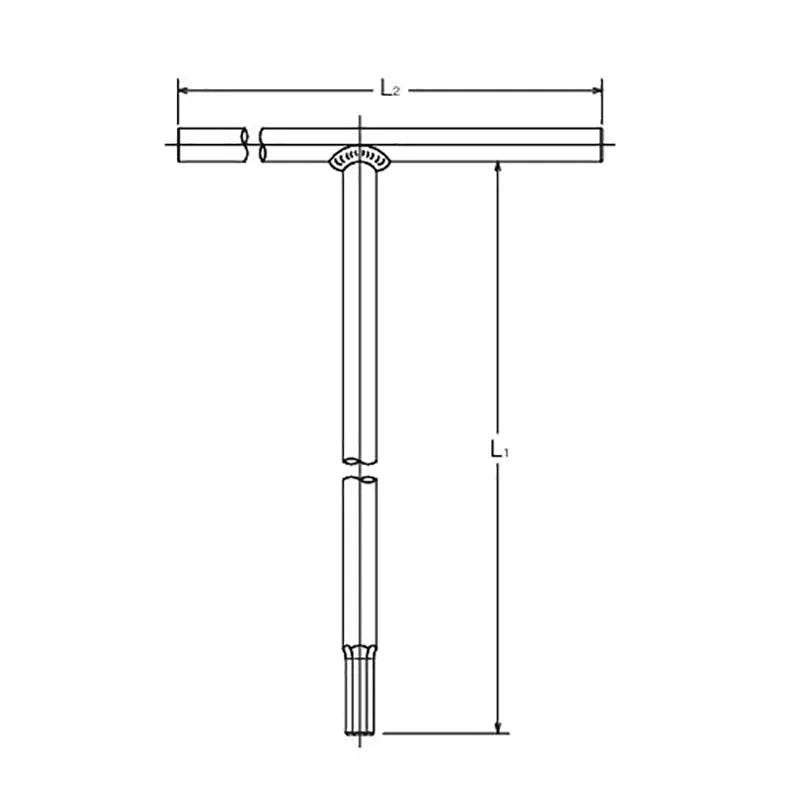 T Handle TORX® T25 - Length 250 x 180mm – Ko-ken USA