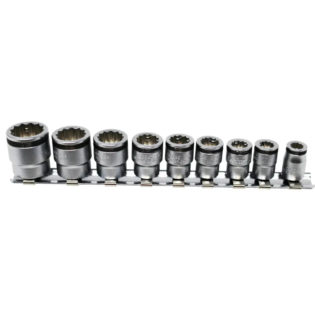 1/4 Sq. Dr. 12 point NUT GRIP® Socket Set 7/32 - 9/16 - 9 pieces – Ko ...