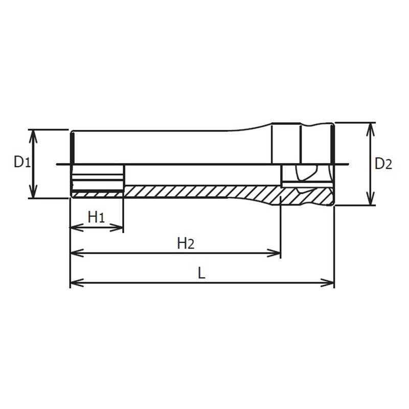 1/4 Sq. Dr. Z-series 6 point Metric Chrome Socket in 5.5mm – Ko-ken USA