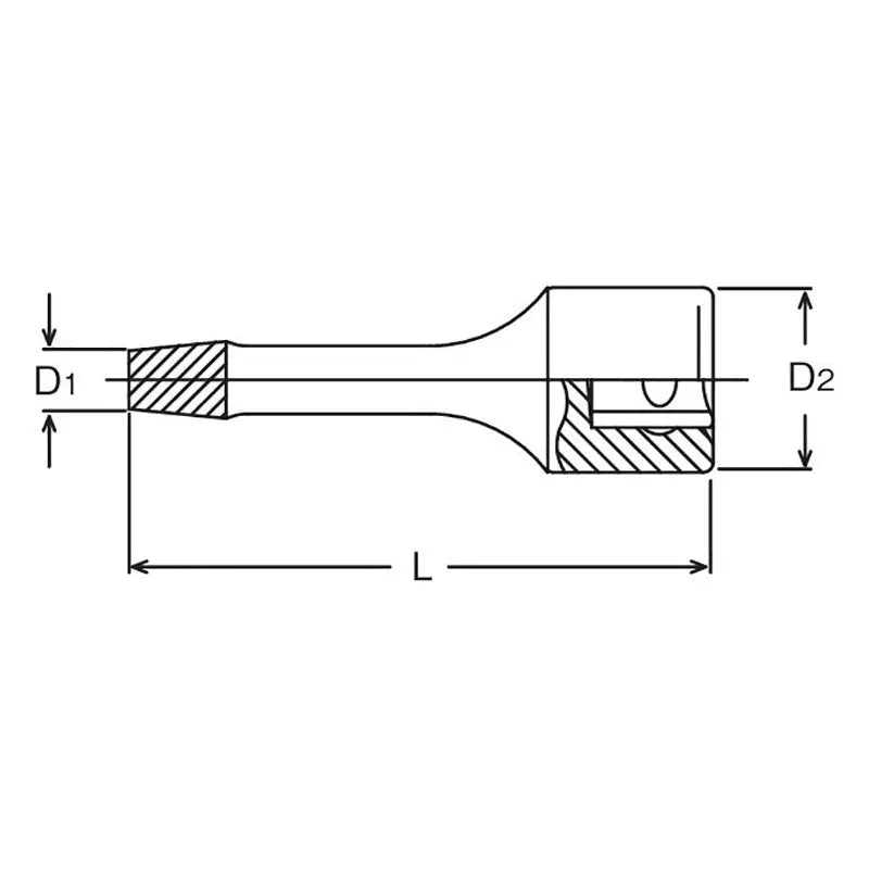 3/8 Sq. Dr. Bolt Twister 6mm Length 60mm – Ko-ken USA