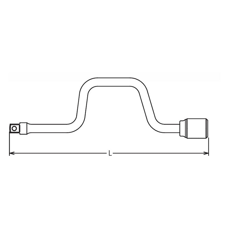 3/8 Sq. Dr. Speed Handle Length 400mm – Ko-ken USA