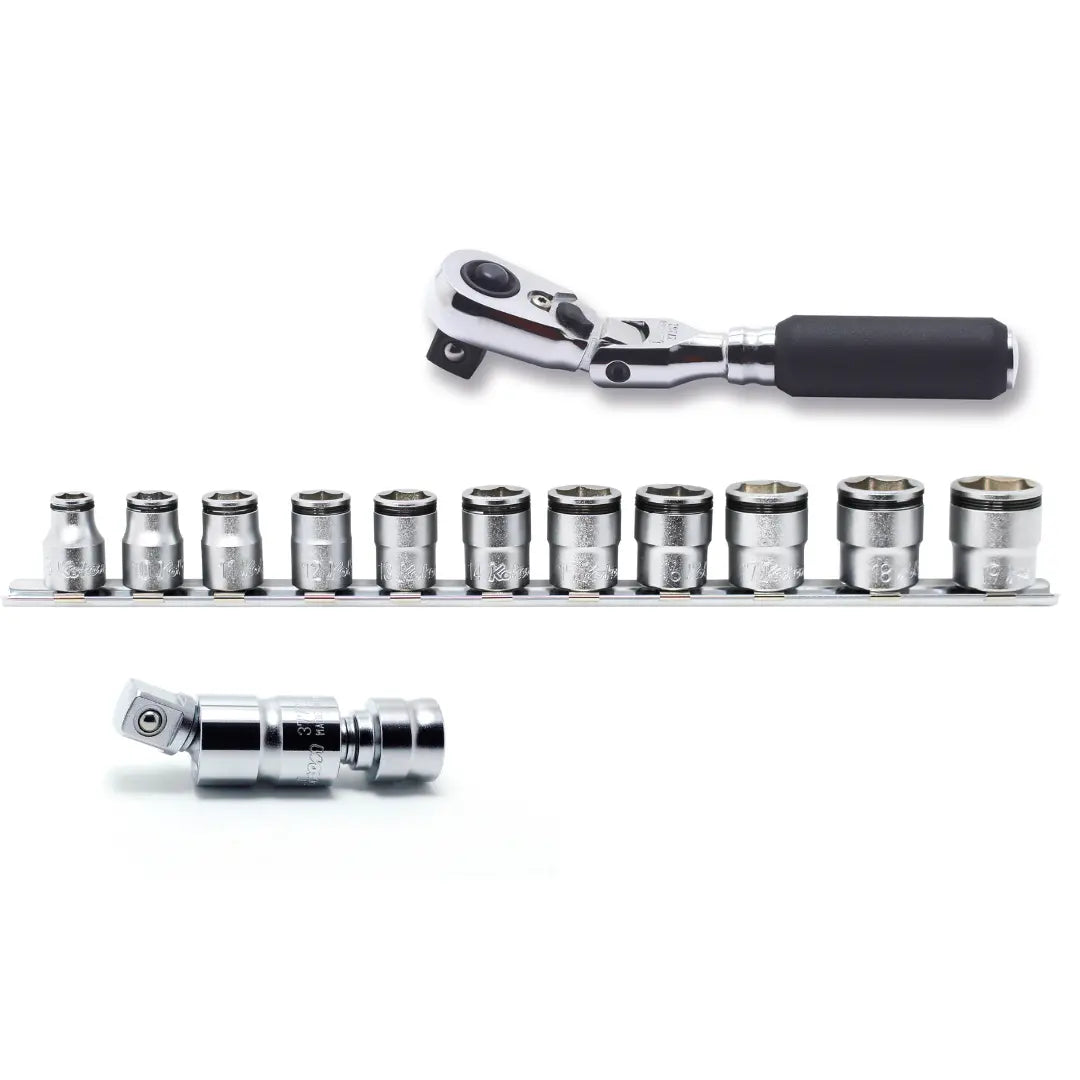 3/8" Starter Bundle - Nut Grip & Z-Series w/ Quick Release - Ko-ken ...