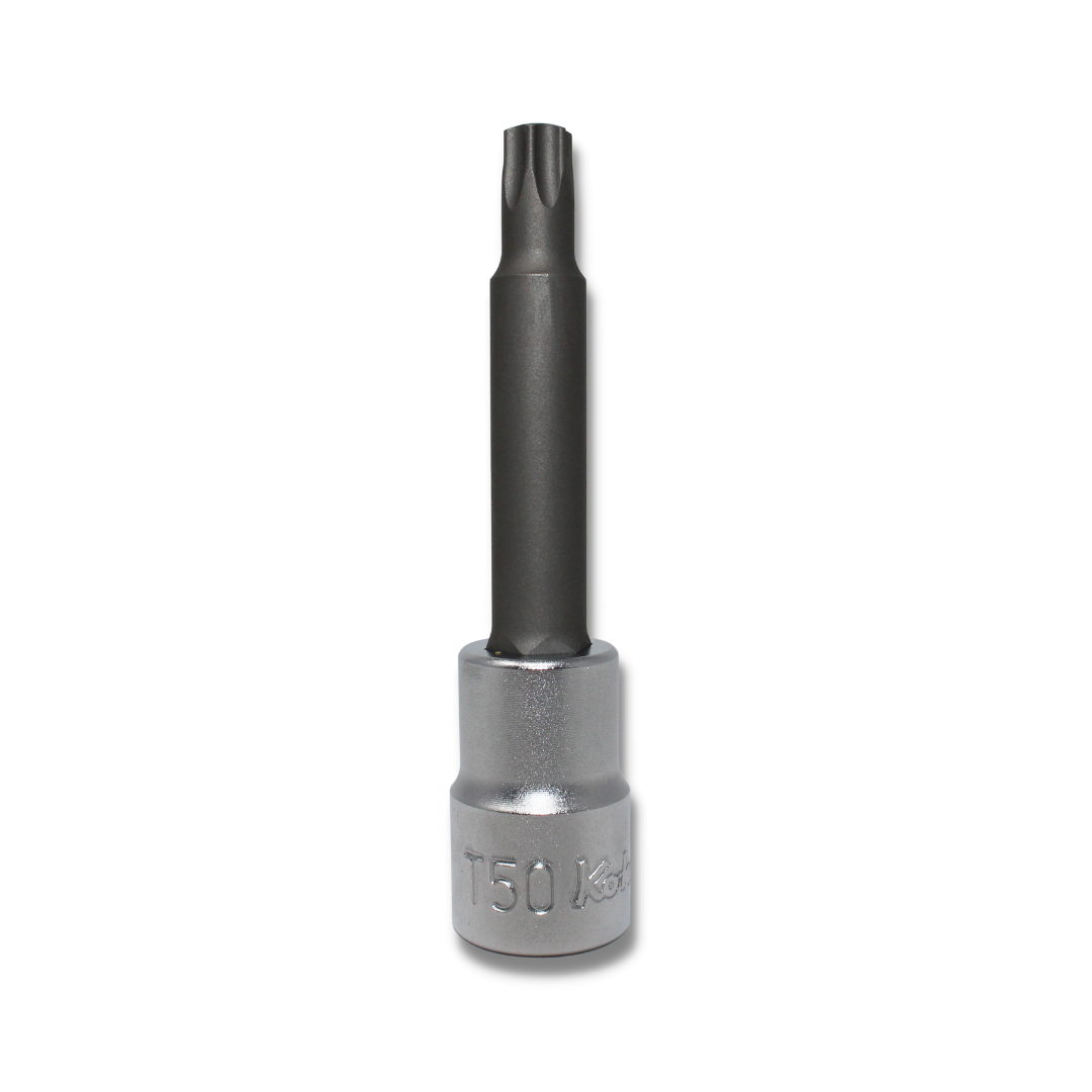 1/2" Sq. Dr. Round Shank TORX® T50 Bit Socket - Length 100mm – Ko-ken USA