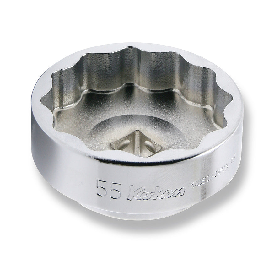 1/2 Sq. Dr. Socket 55mm 12 point Length 31mm For Rear Wheel Nut Motorc ...