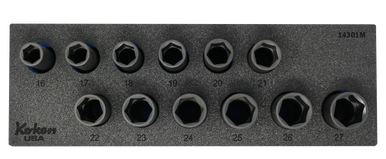 1/2" Sq Dr. Impact Deep Thin Walled Socket Set - 12 pieces – Ko-ken USA