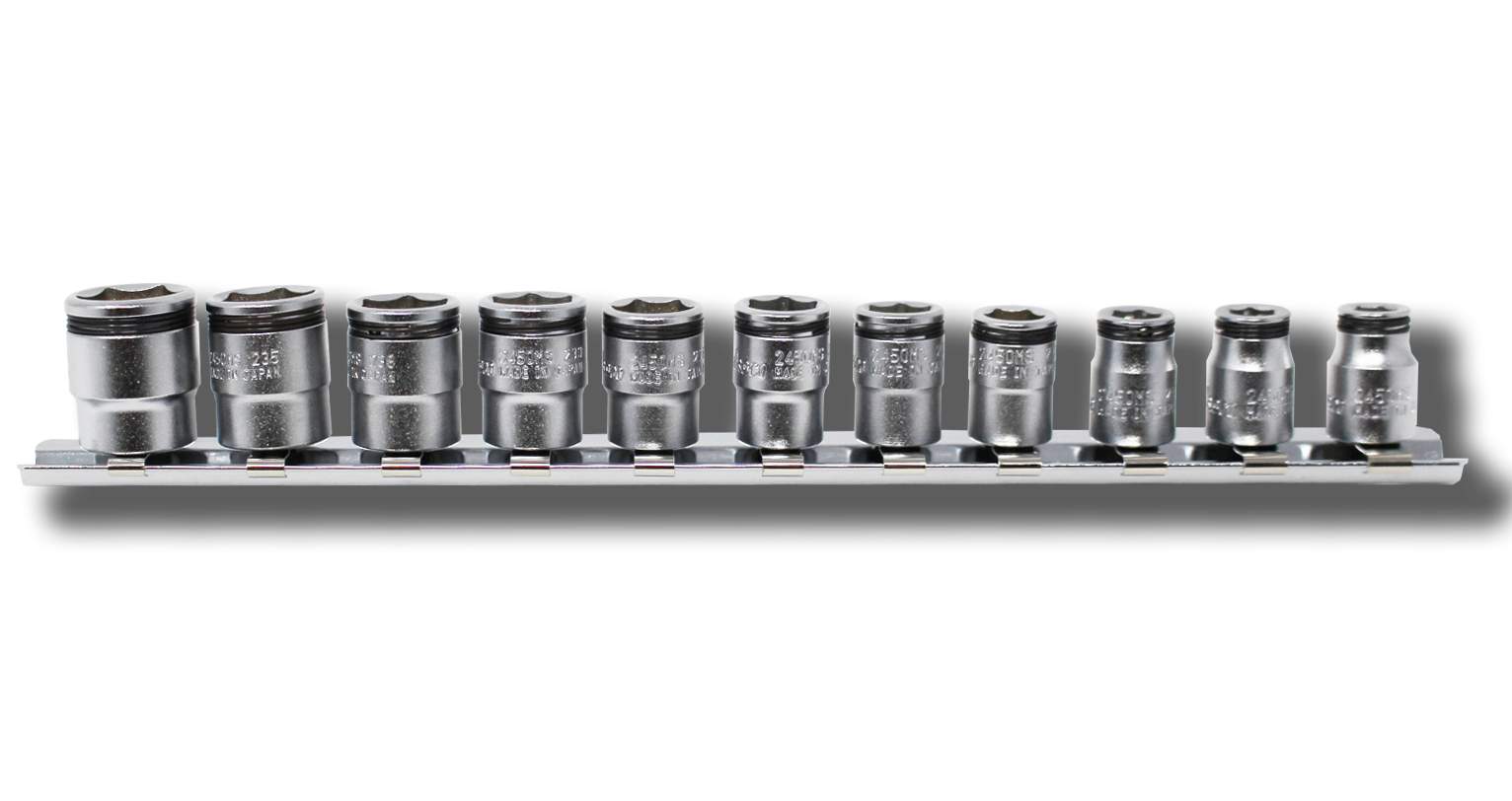 1/4 Sq. Dr. Short NUT GRIP® Socket Set, 5-14mm - 11 pieces - RS2450MS ...