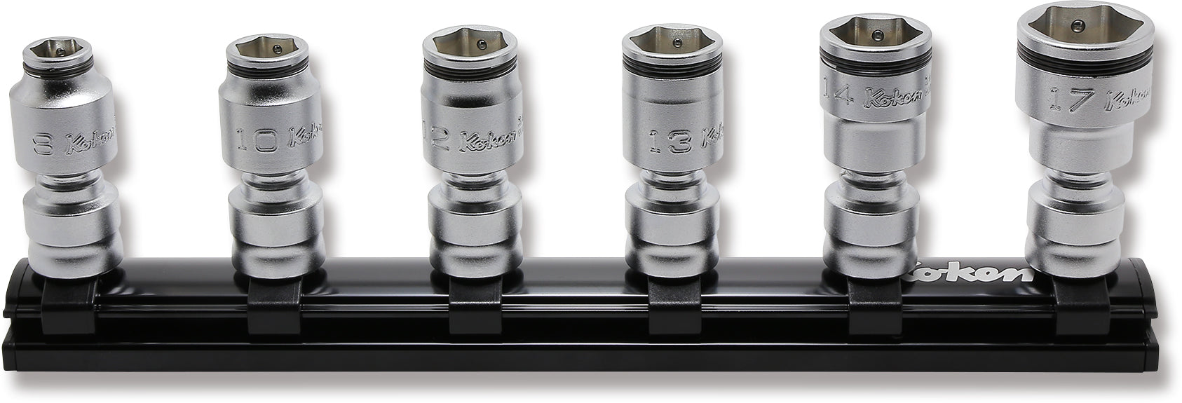 3/8 Sq. Dr. 6 piece Z-series 6-Point Universal Metric NUT GRIP Socket ...