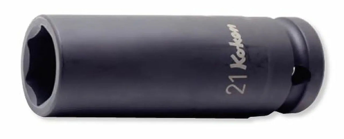 1/2 Sq. Dr. Wheel Nut Socket 19mm 6 point Length 80mm – Ko-ken USA